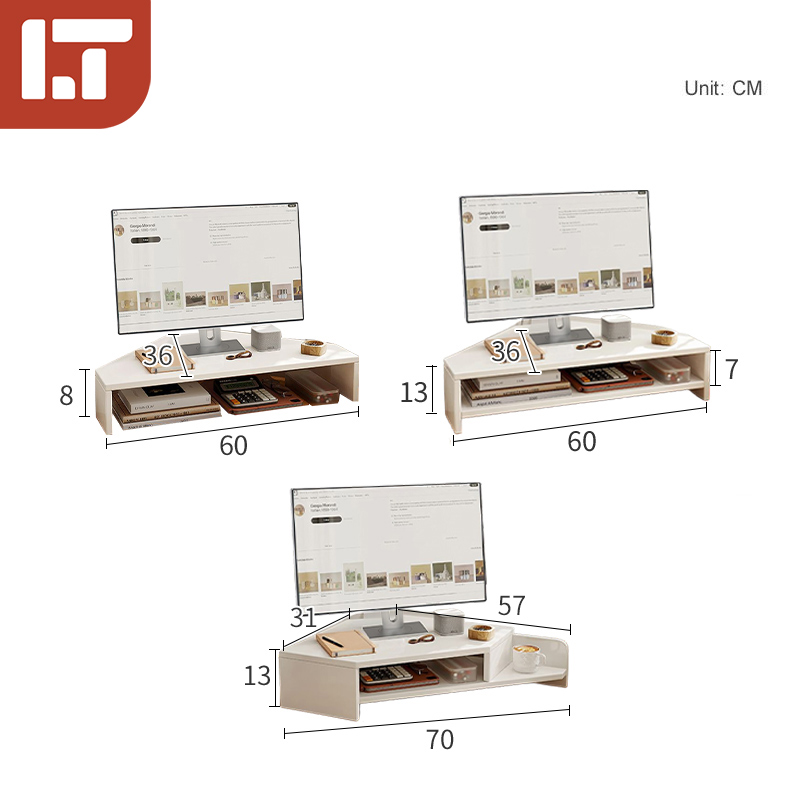 Desktop Computer Rack Monitor Stand Office Desktop Rack Monitor Stand ...