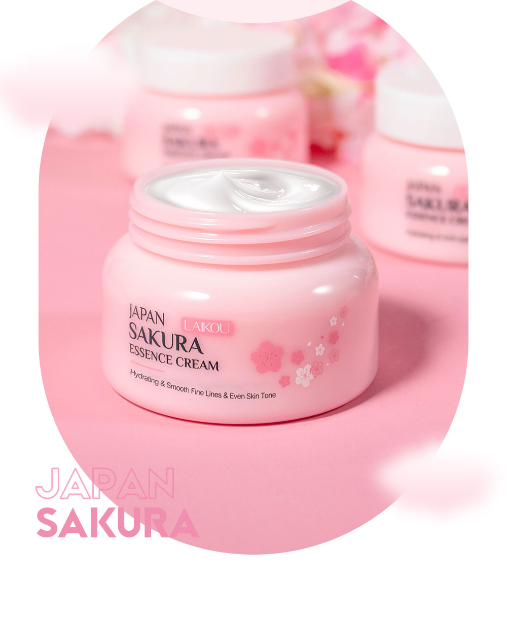 LAIKOU Japan Sakura Essence Cream Brightening Anti-aging Skin ...