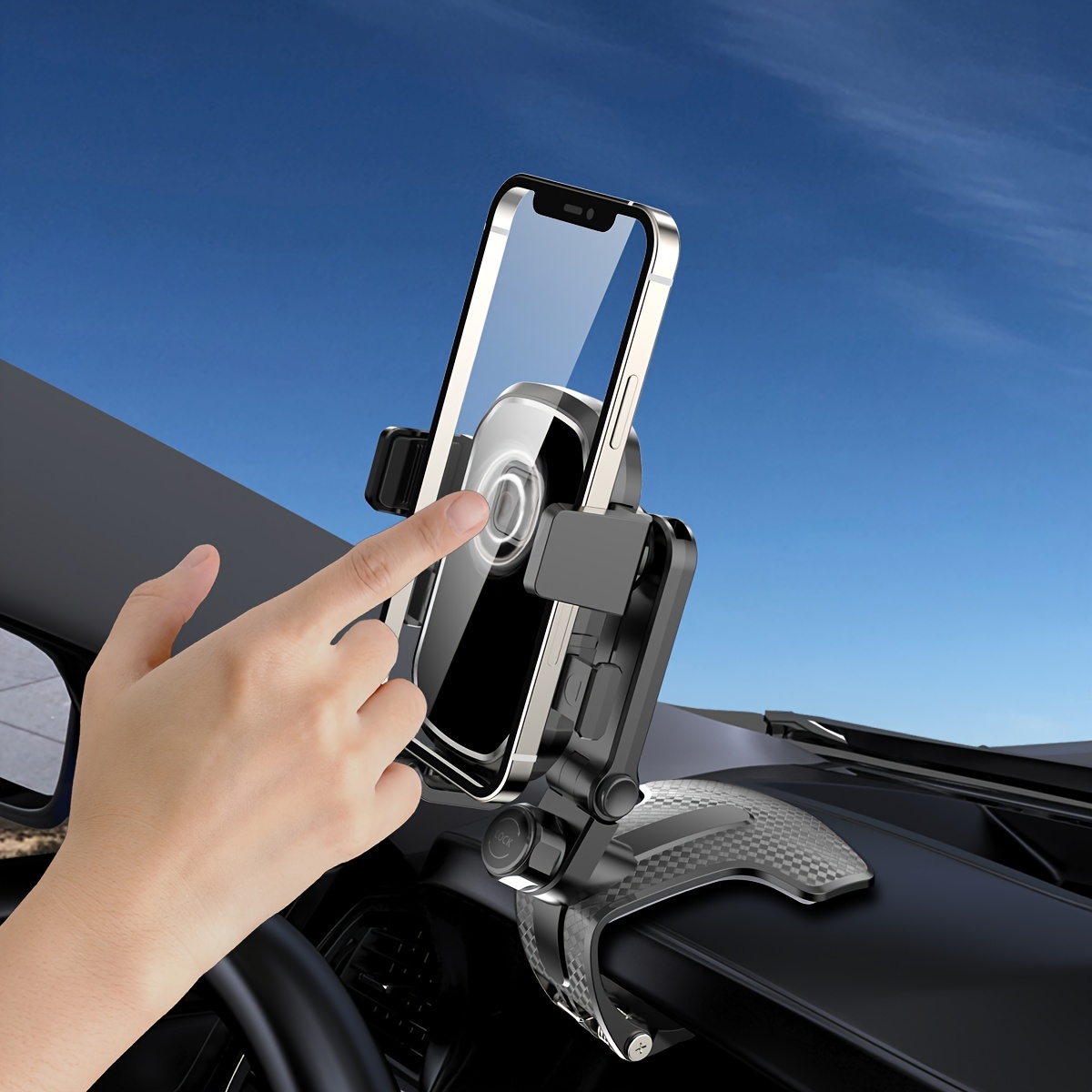 [M4 Instrument Panel Clamp] Car Mobile Phone Holder Central Control ...