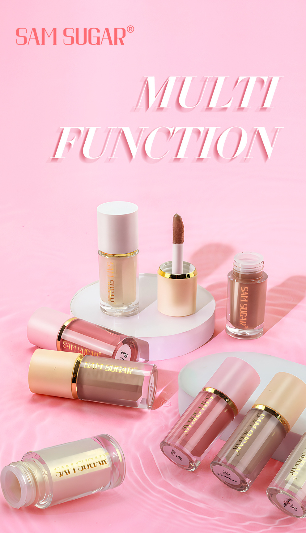 Sam SUGAR High Gloss Repairing Liquid Three-Dimensional Shadow ...