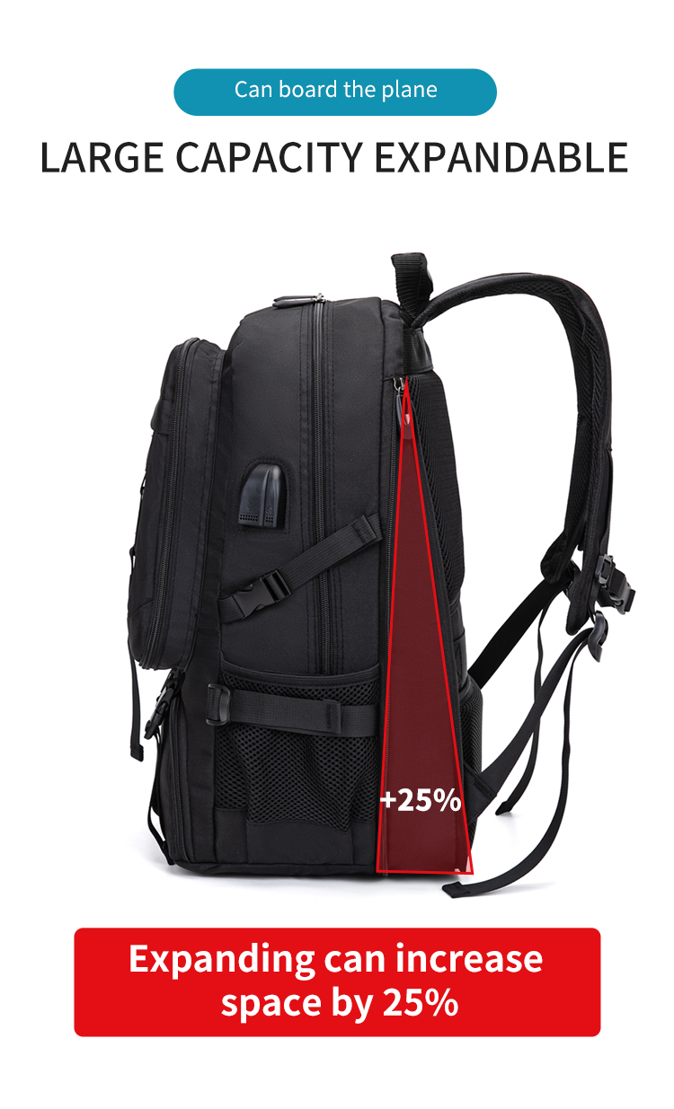 MY available 50/80L bag travel backpack expandable waterproof sports ...