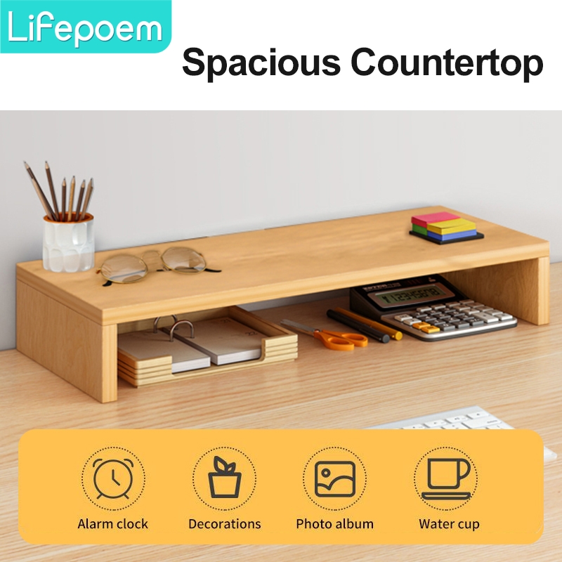 Monitor Stand Desk Organizer Rack Laptop Stand Monitor Rack Table Rack ...