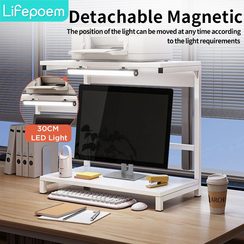 Desktop Rack Monitor Stand Printer Rack Computer Monitor Screen ...