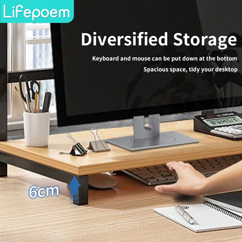 Desktop Rack Monitor Stand Printer Rack Computer Monitor Screen ...