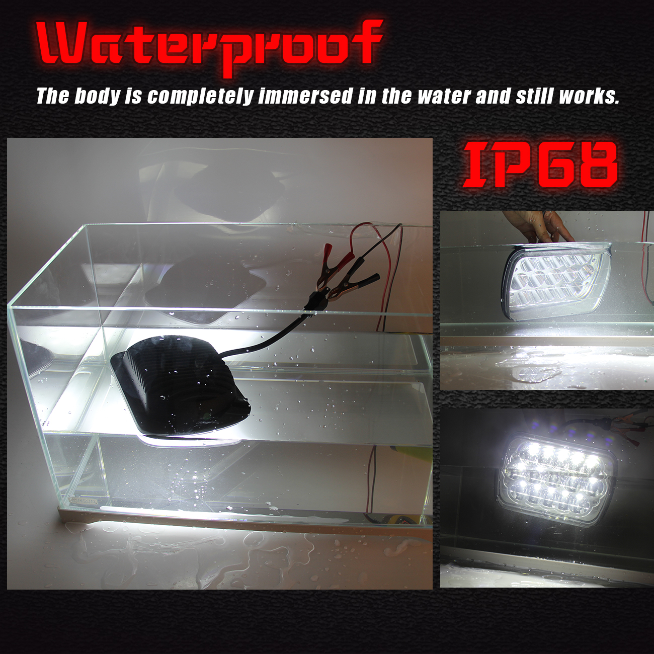 [Ready Stock] 7x6" inch LED Headlight Hi-Lo Beam Halo DRL For Toyota ...