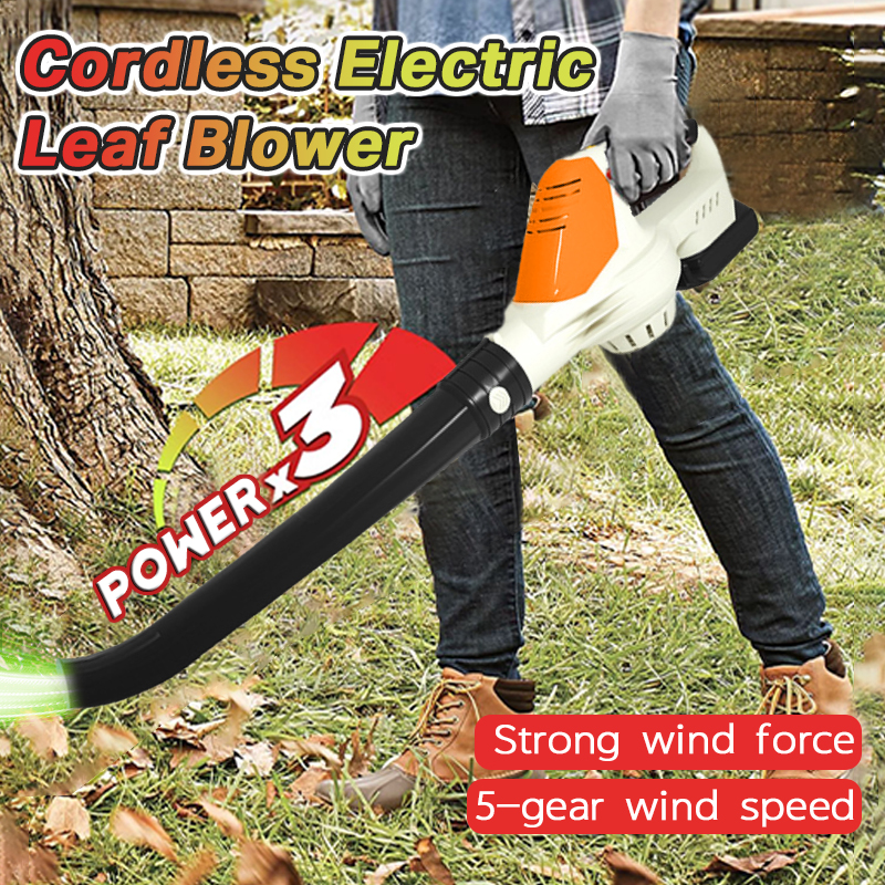Portable Leaf Blower Cordless Air Blower Variable Speed Blower Powerful ...