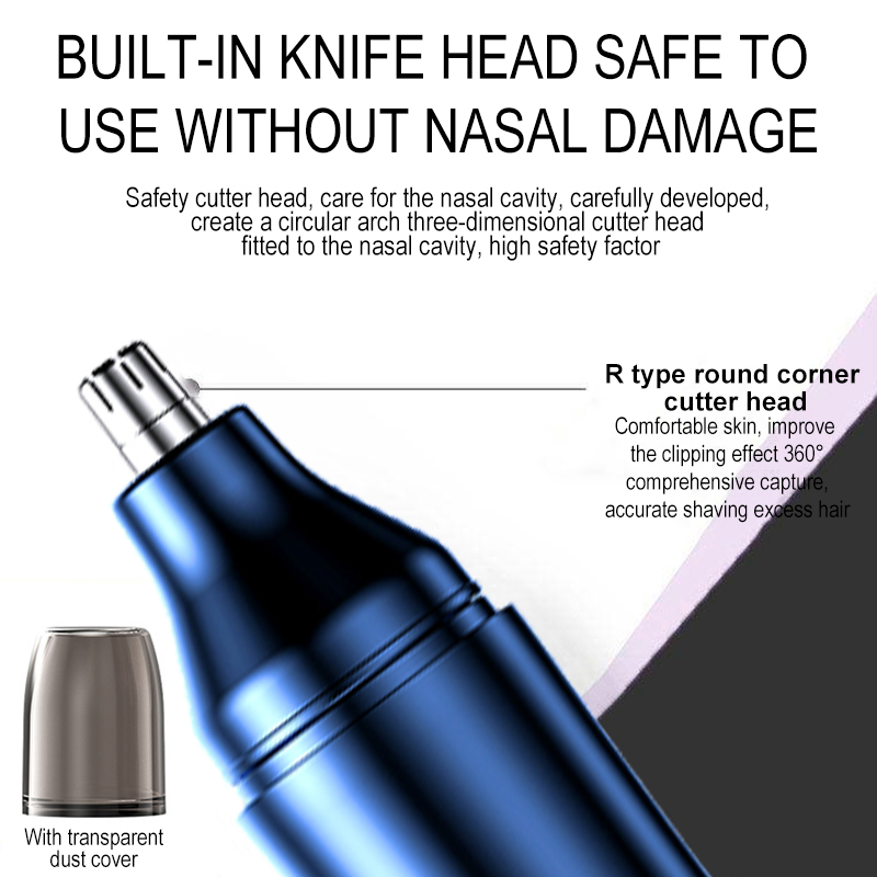 Rechargeable elect ric nose hair trimmer Shaver Shaver Nose hair ...