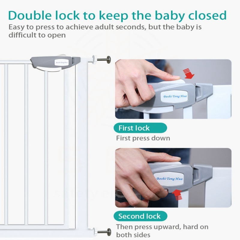 【Ready Stock】pagar baby safety/pagar pintu rumah/Safety Lock Baby Gate ...