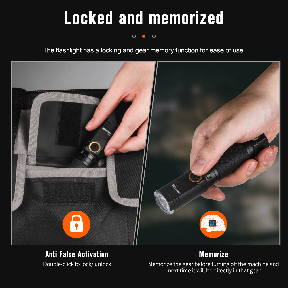 Nicron Torch Light L71 High Brightness Type-C Rechargeable Flashlight ...