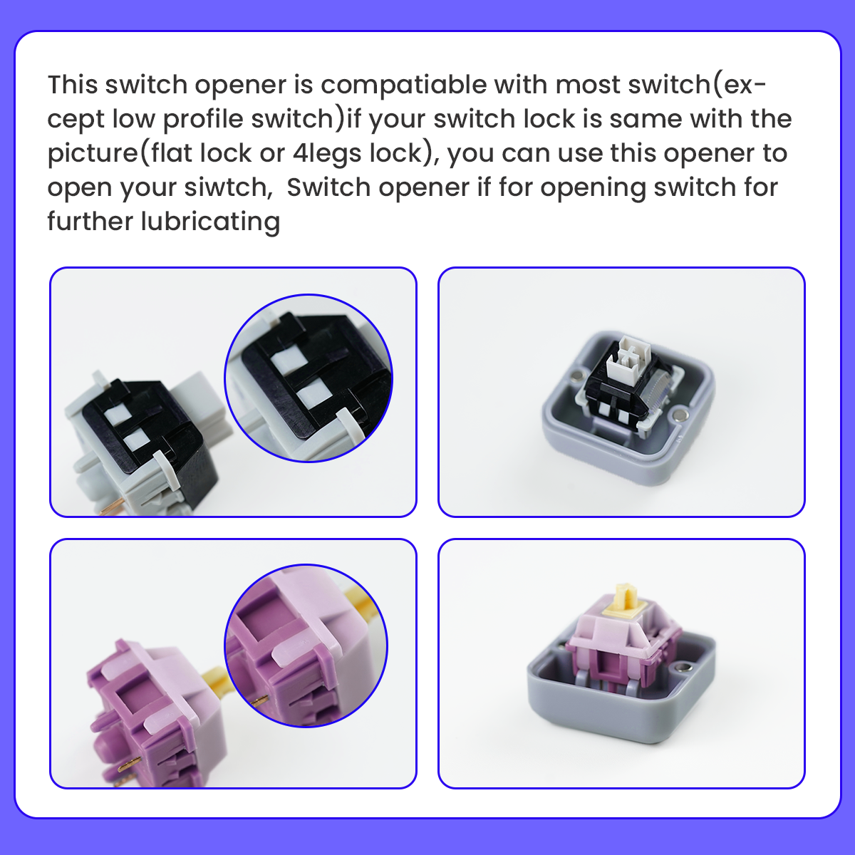 Mechanical Keyboard Switch Opener TTC Gateron KTT Switch Magnetic ...