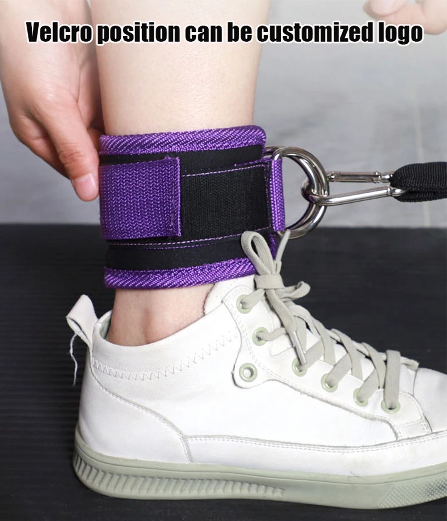 Adjustable Ankle Straps D-for Ring Support Cuffs Gym Leg Strength ...