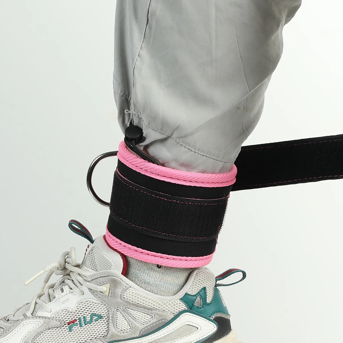 Adjustable Ankle Straps D-for Ring Support Cuffs Gym Leg Strength ...