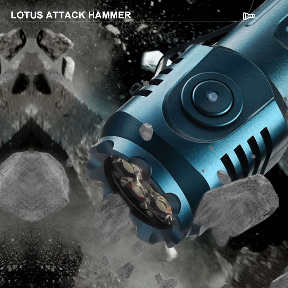 Asafee F52 Mini Tact ical Flashlight 5*XPG LED Super Bright High Power ...