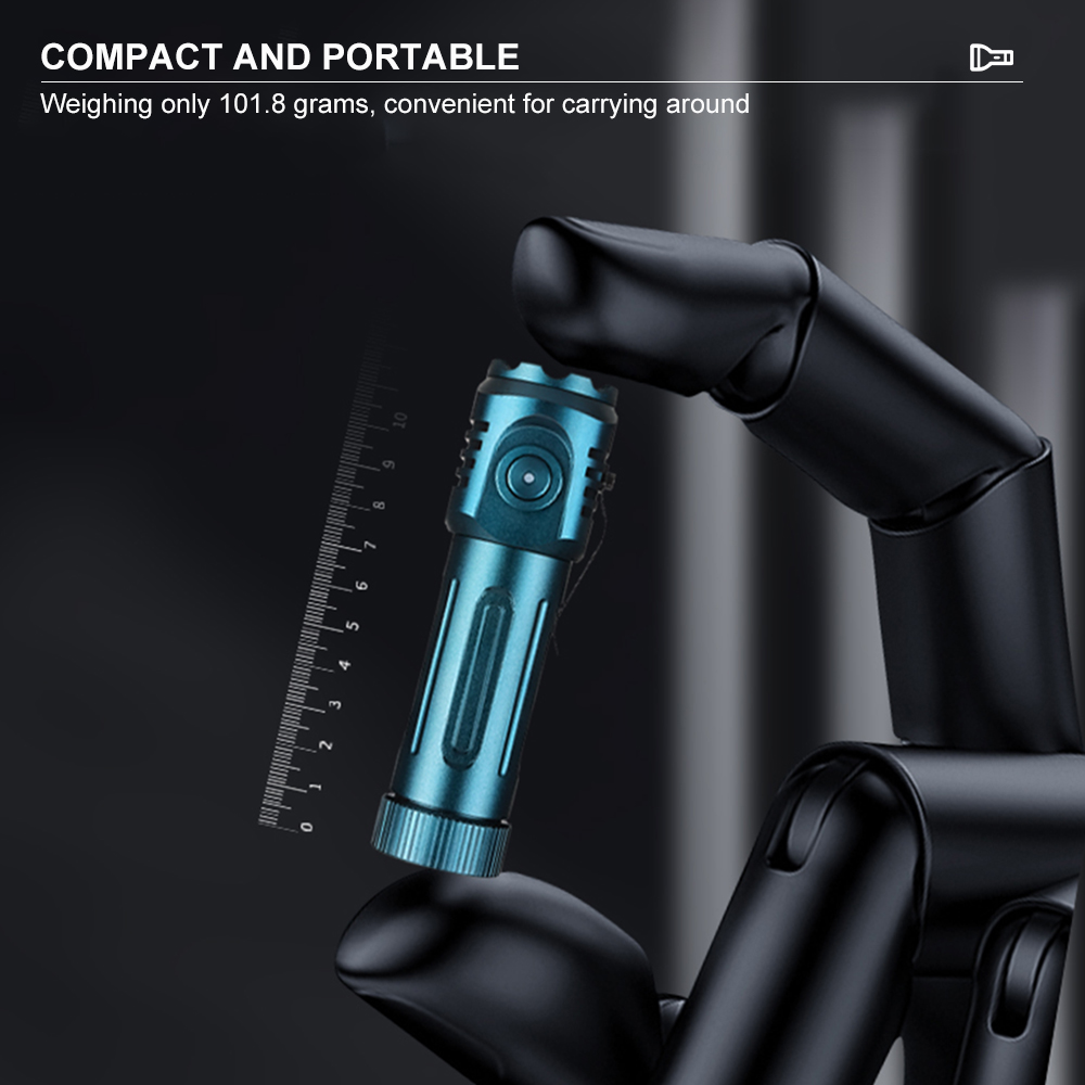 Asafee F52 Mini Tact ical Flashlight 5*XPG LED Super Bright High Power ...