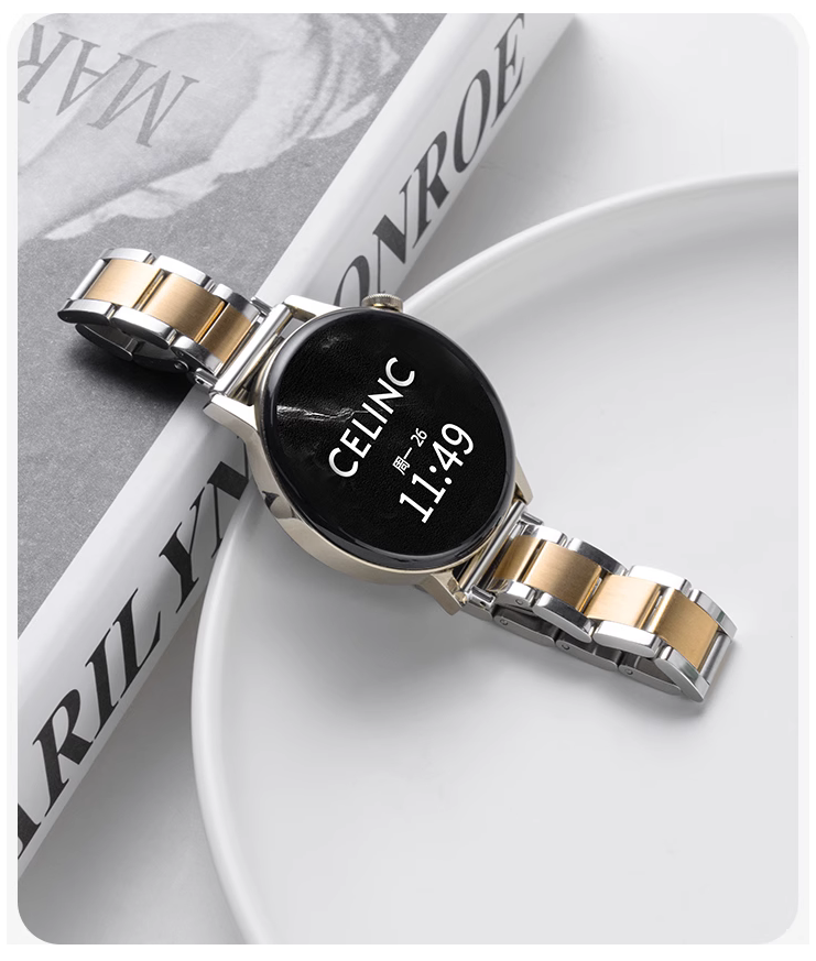 For Garmin Lily 2 Strap Elegant Stainless Steel Slim Watch Garmin Lily2 ...