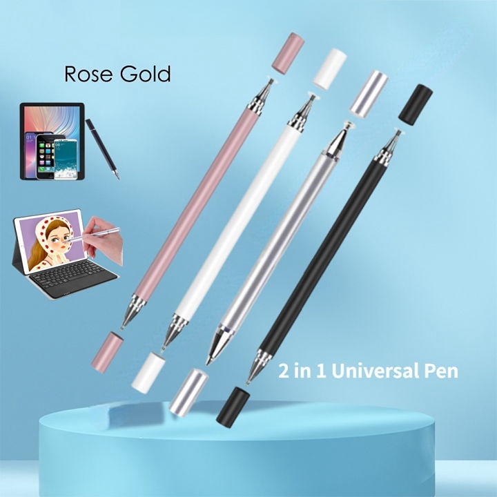 Stylus Pen 2 in 1 Universal Drawing Tablet Touch Screen Smart Pencil ...