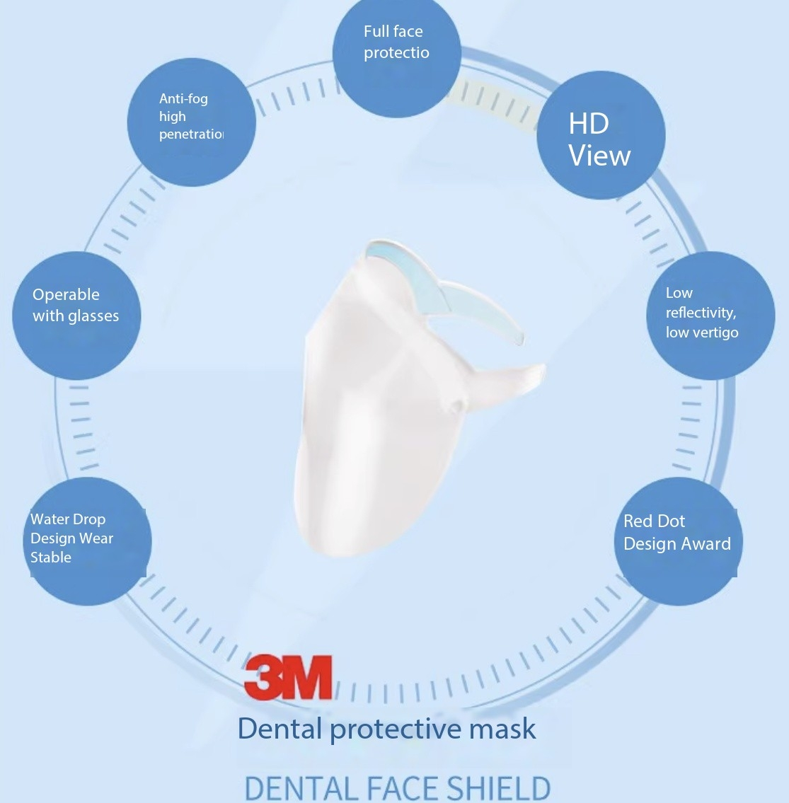 3M Dental Face Shield Protection | Shopee Malaysia