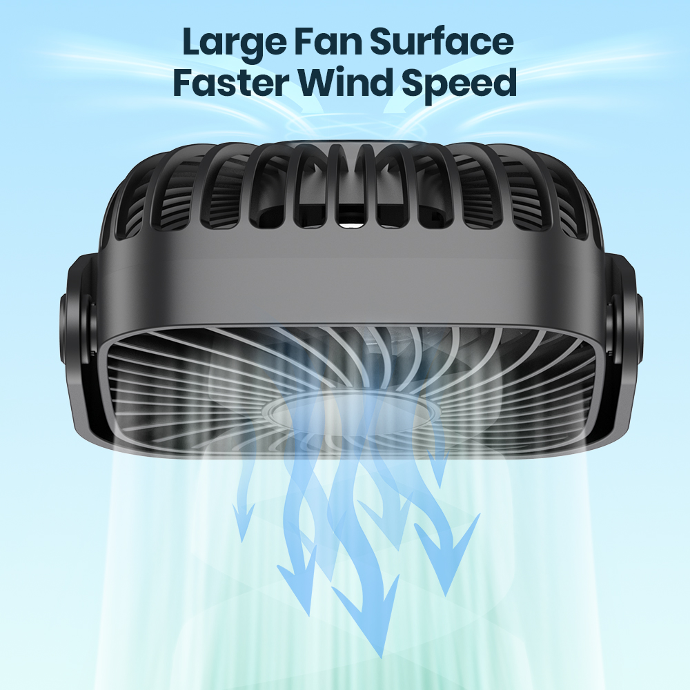 TOPK USB Desk Fan Strong 3-Speed Wind Small USB Fan,Quiet Operation ...