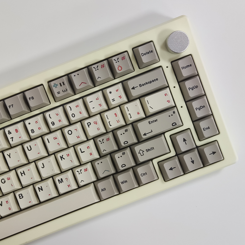 140+ Keys Angry Face Keycaps English/Thai/Korean/Russian/Japanese/Irish ...