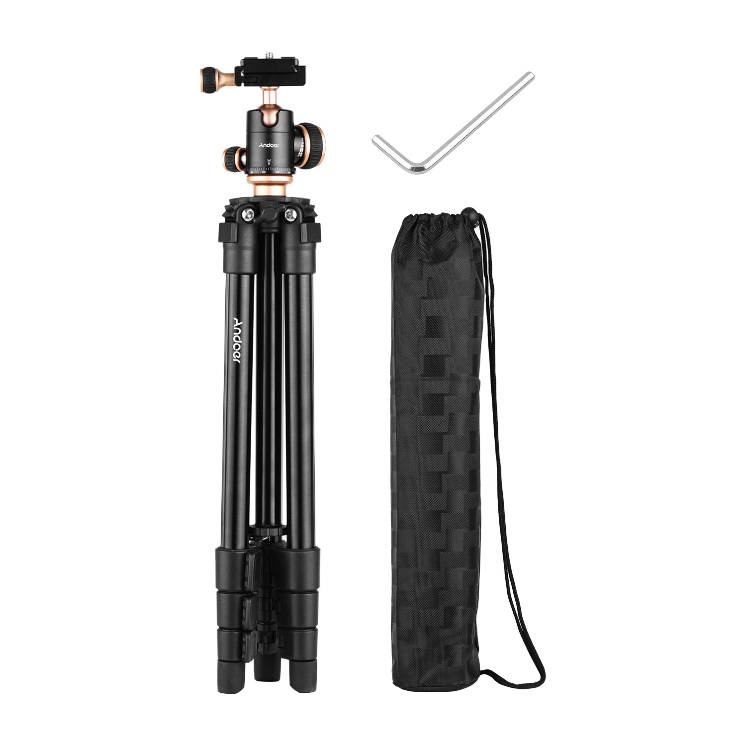 Andoer Q160SA Camera Tripod Complete Tripods with Panoramic Ballhead ...