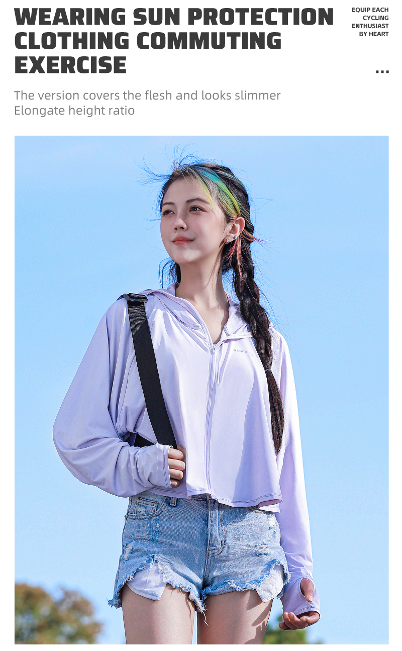 WEST BIKING UPF 50+ UV Sun Protection Clothing Women Hoodie Body ...