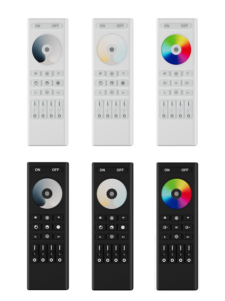 Mini LED Controller Kits 2.4GHz Remote Dimmer 2pin CCT 3pin RGB 4pin ...