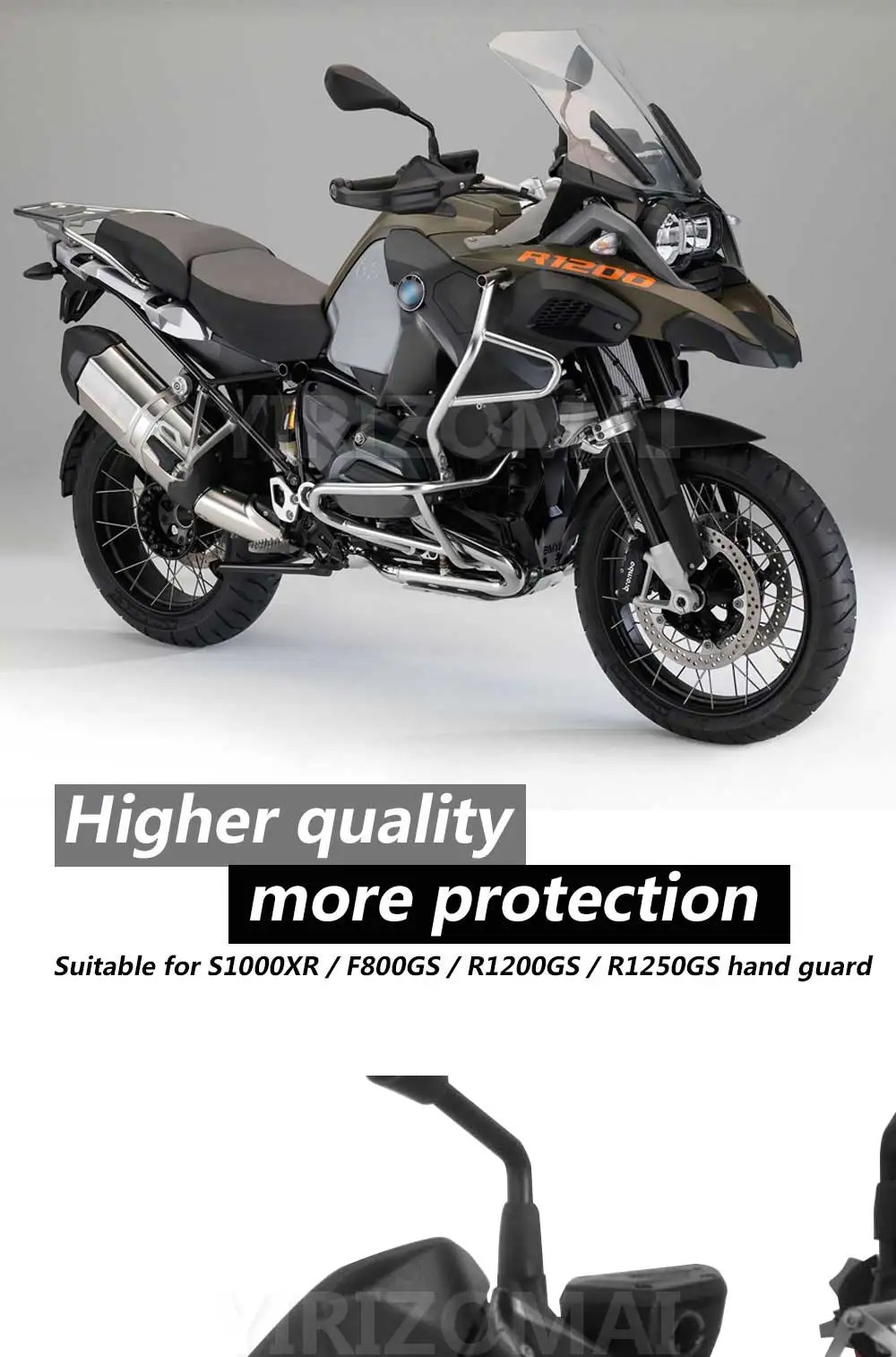 For BMW R1200GS / F800GS Adventure Handguard Hand shield Protector ...
