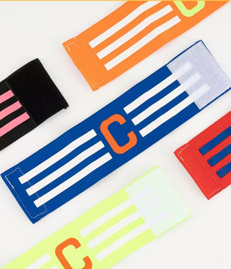 Captain's Armband for Football, Elastic Magic Sticker, C-Shaped Logo ...