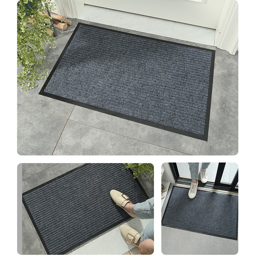 Large Entrance Floor Mat Durable Natural Rubber Non-Slip Door Mat ...