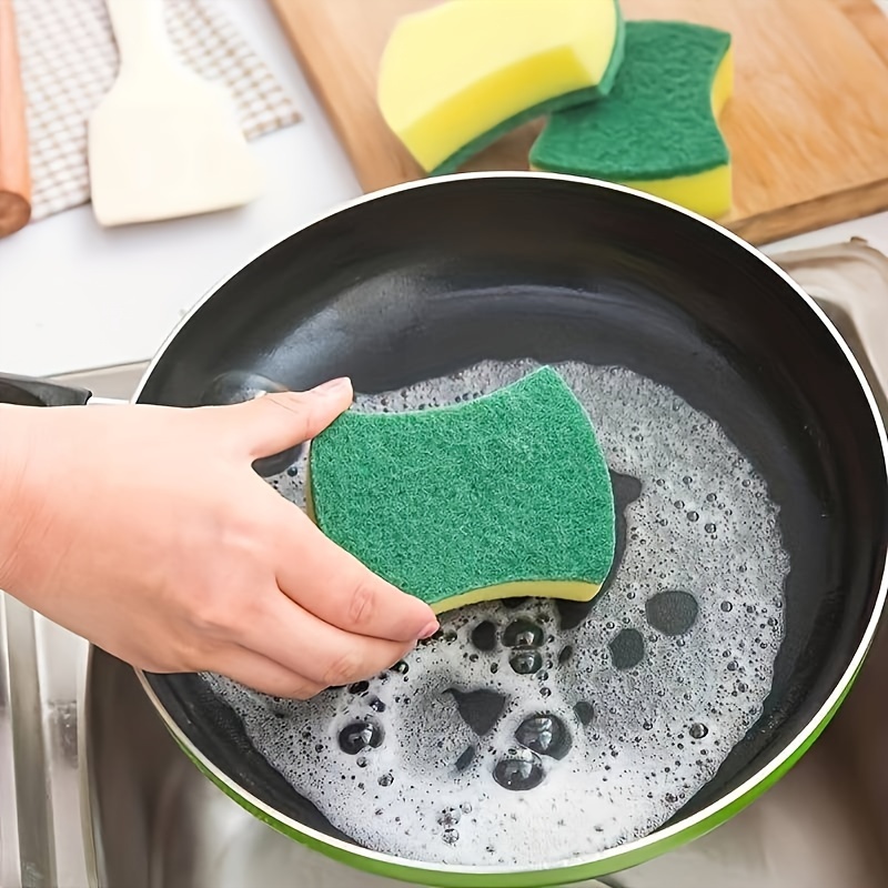 1Pc/20Pcs Multi-Purpose Double-Faced Sponge Scouring Pads Dish Washing ...