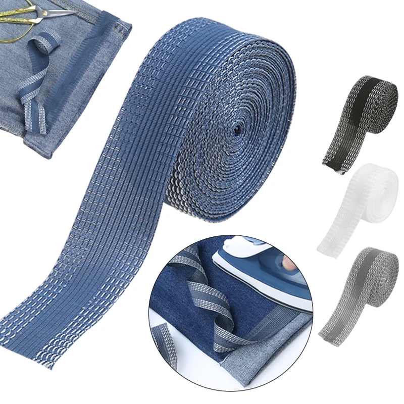 【Ready stock】 Self-Adhesive Pants Paste Iron on Pants Edge Shorten ...