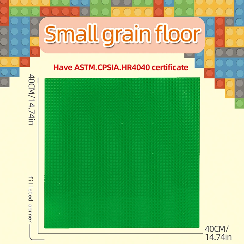 Classic 50x50 Dot Baseplate for Building Blocks - DIY Plastic Board for ...