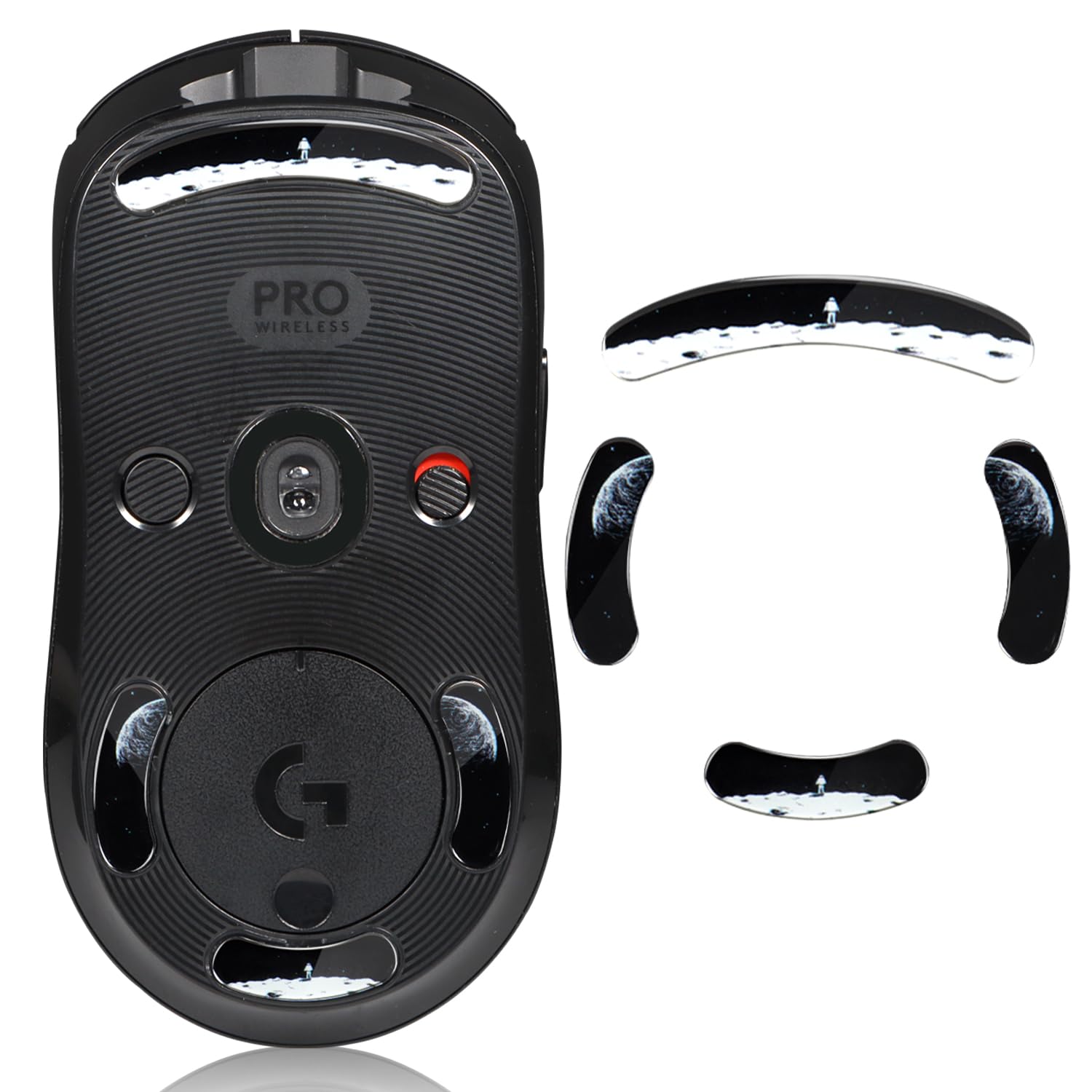 Glass Mouse Skates For Logitech G PRO Wireless Mouse Feet Pads Smooth ...