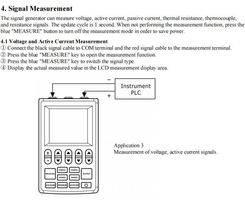 Multifunctional Signal Generator Current Voltage PT100 Thermal ...