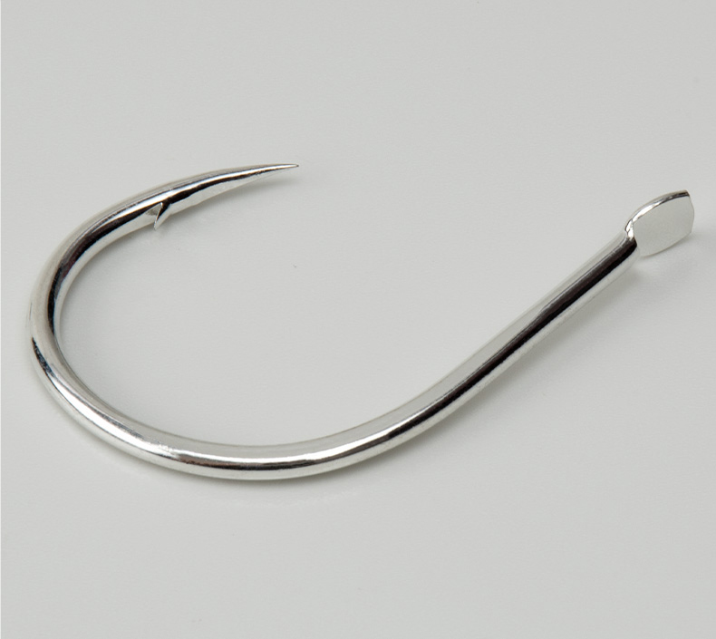 TEASER 10pcs 4/0 6/0 8/0 Sea Fishing Jigging Single Hook Ringed Heavy ...