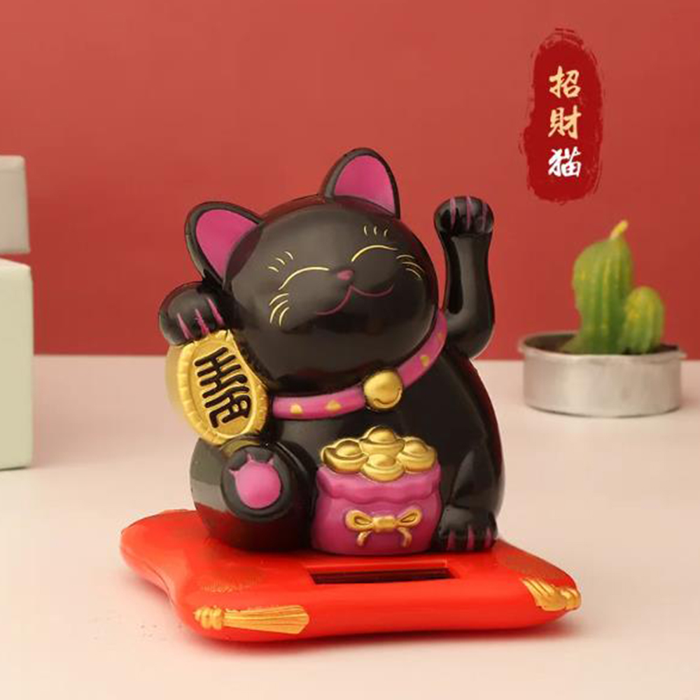 Wealth Waving Hand Cat Chinese Lucky Cat Cartoon Ornament Cute Waving ...