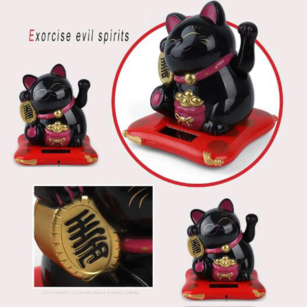 Wealth Waving Hand Cat Chinese Lucky Cat Cartoon Ornament Cute Waving ...