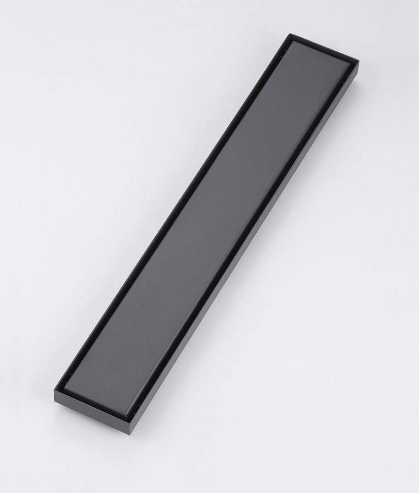 8cm Hidden Linear Shower Drain Dark Grey,Modern 304 Stainless Steel ...