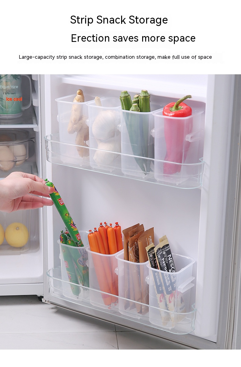 Refrigerator Side Door Special Storage Box Tidy-up Food Vegetable ...