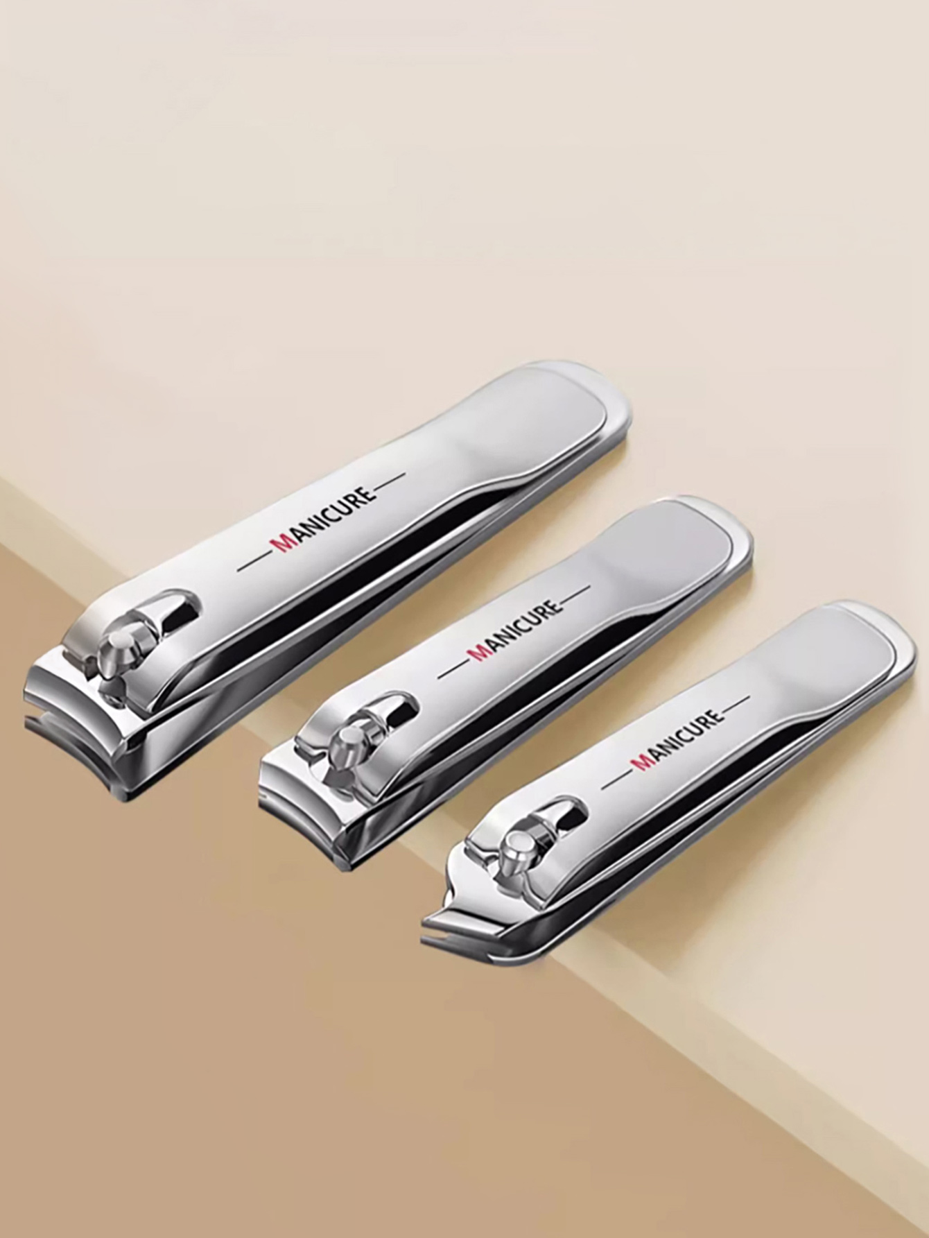 3 Piece Nail Clipper Set, Nail Clipper Set, Home Nail Scissors ...