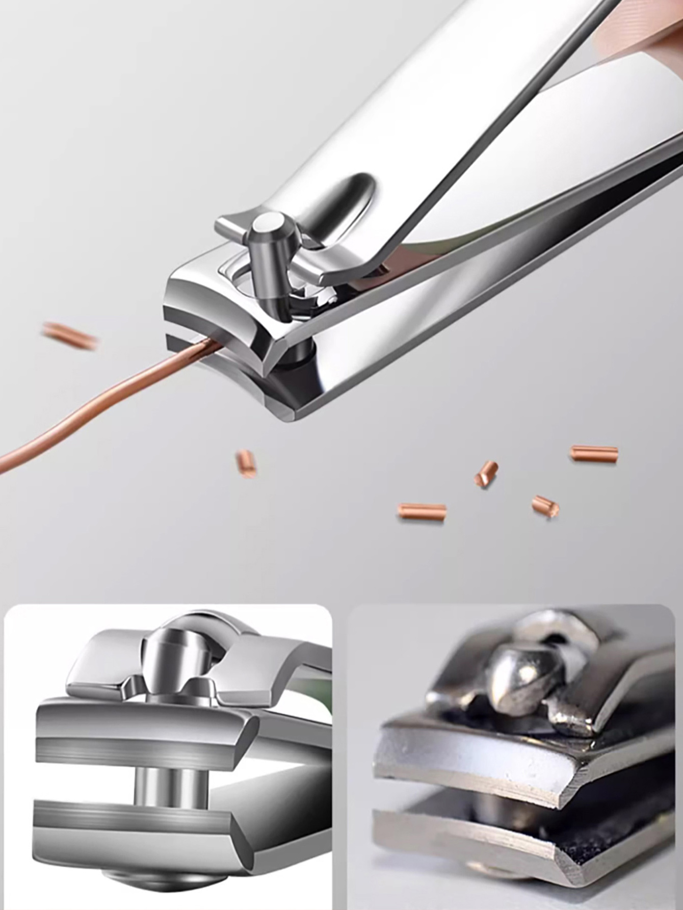 3 Piece Nail Clipper Set, Nail Clipper Set, Home Nail Scissors ...