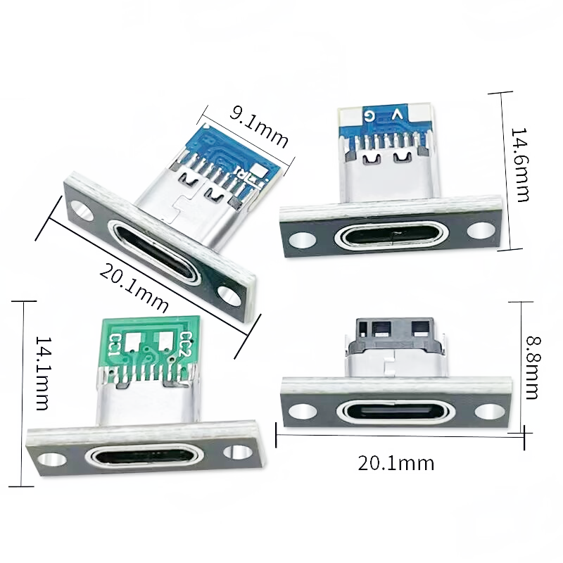 Type-c Female Socket with Board usb Connector c Port Keyboard Modified ...