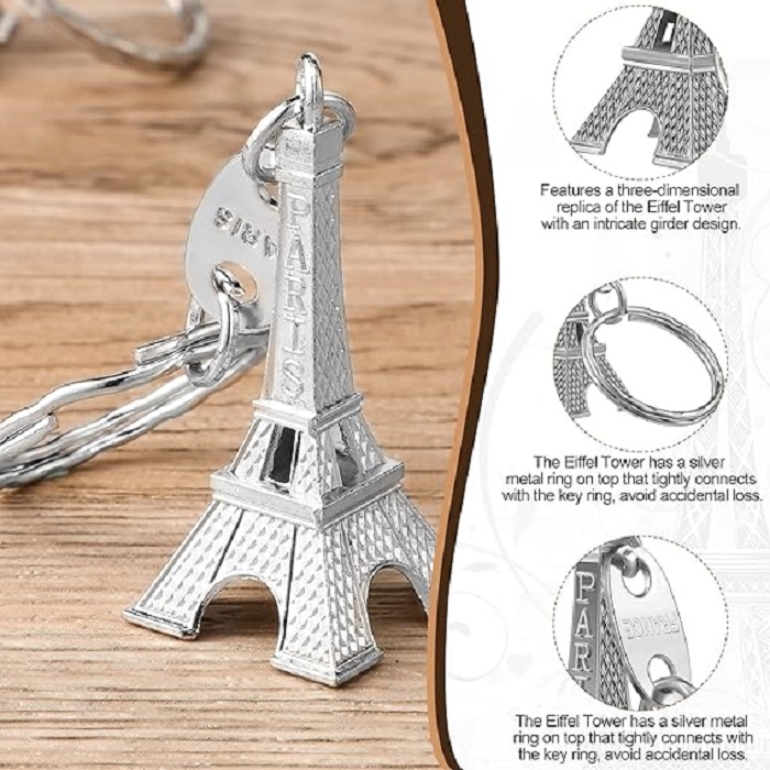 Vintage Paris Eiffel Tower Key Chain | Shopee Malaysia