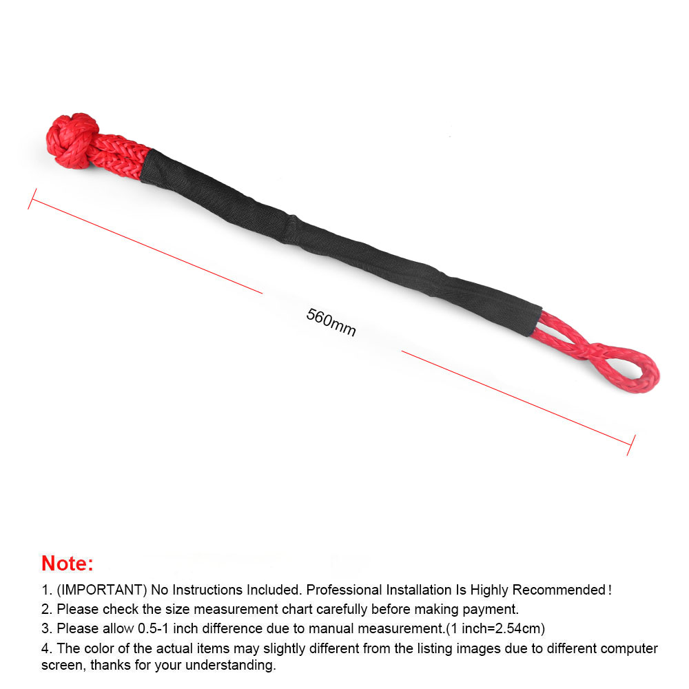 Upgrade High Load Capacity Recovery Ring Set Rope Retention Pulley+Hook ...