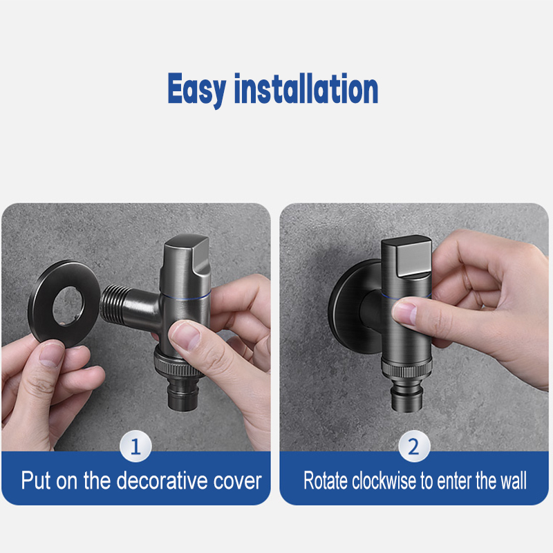 Washing machine valve / Automatic water stop faucet / Two way tap ...
