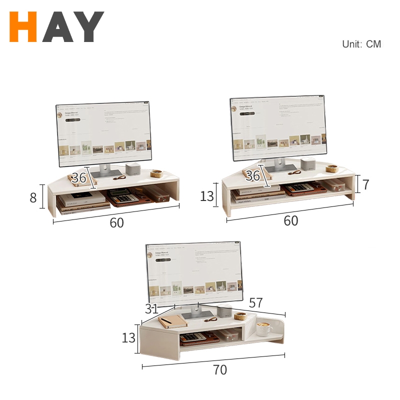 Monitor Stand 1/2 Tier Computer Monitor Screen Shelf Computer Rack ...