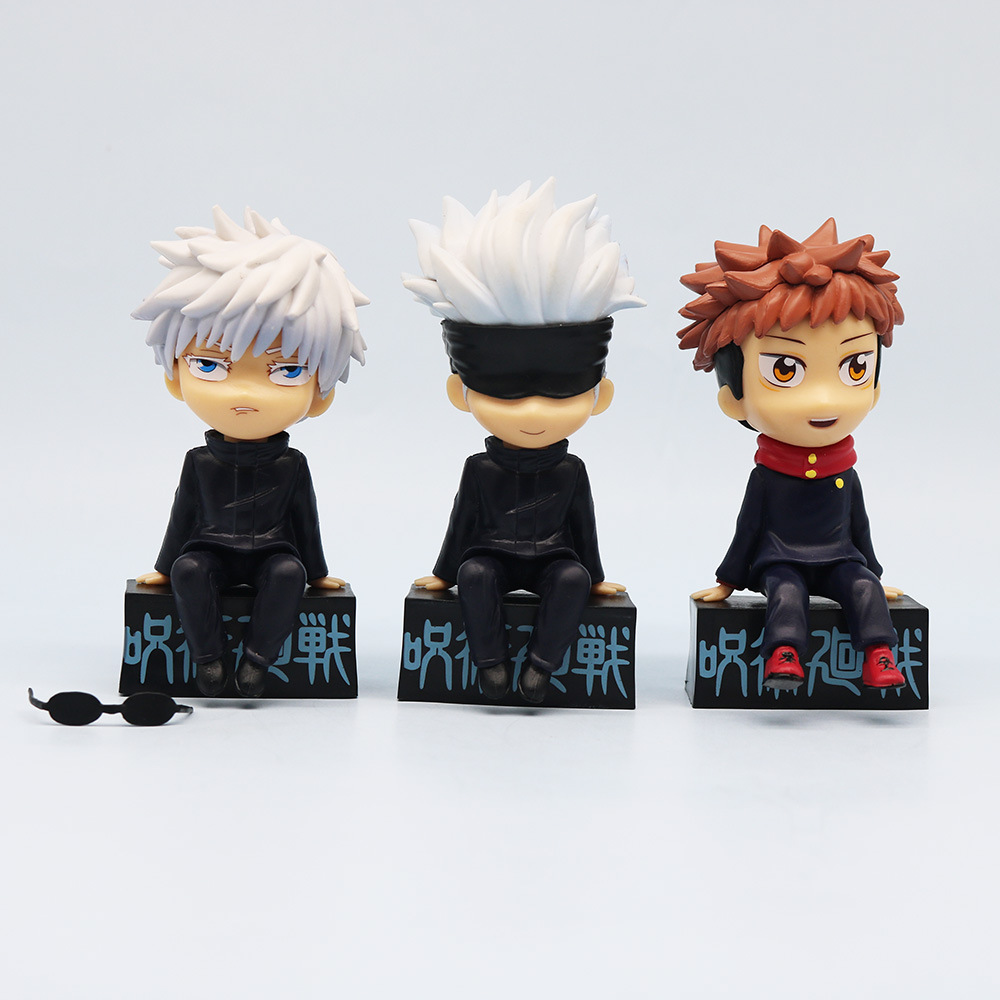 11cm Jujutsu Kaisen Anime Figure Itadori Yuji Inumaki Toge Gojo Satoru ...
