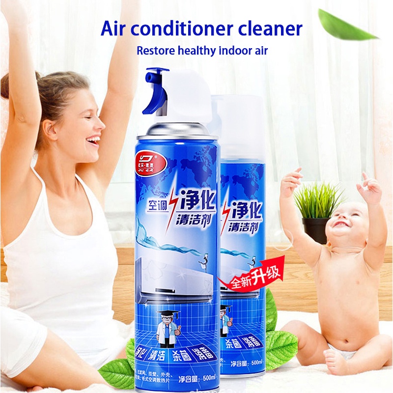 Home Aircond Cleaner Spray Foam Air Conditioner Cleaning Anti Bacterial ...