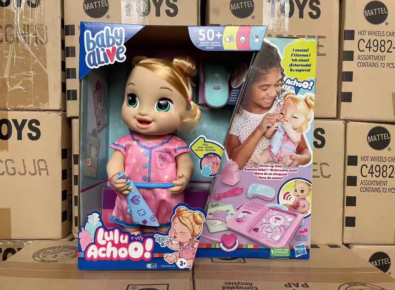 Baby Alive Lulu Achoo Doll, 12-Inch Interactive Doctor Play Toy with ...