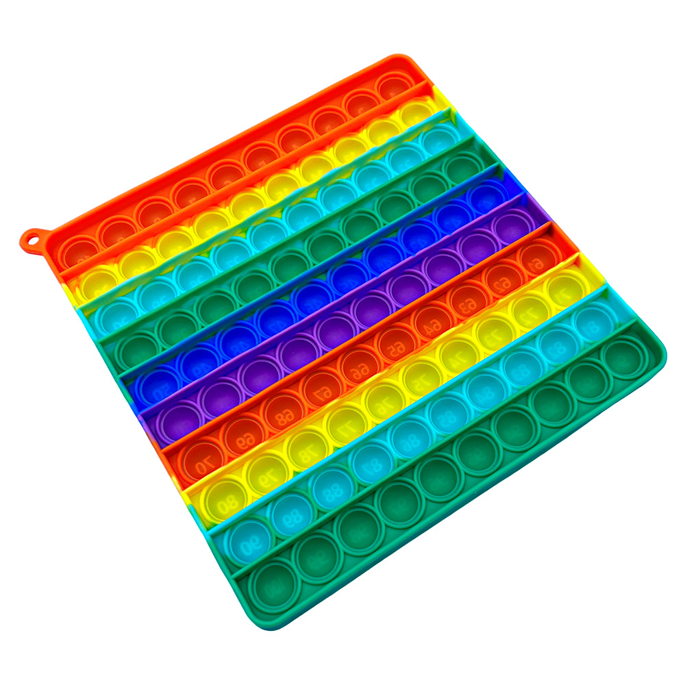 6.8in(17.3cm) 1-100 Numbers Counting Math Games Pop Toy , Quick Push ...